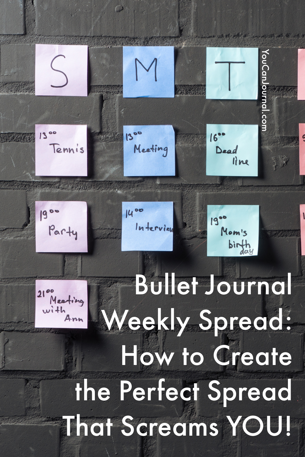 Bullet Journal Weekly Spread | A Spread That Will Scream YOU!