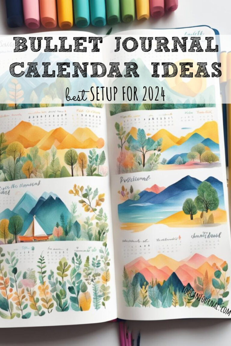 Bullet Journal Calendar Ideas | Best Setup for 2024