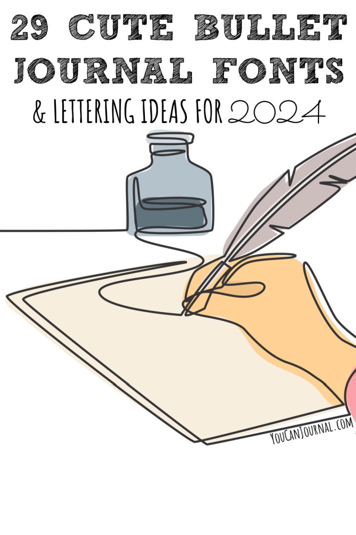 29 Cute Bullet Journal Fonts & Lettering Ideas For 2025