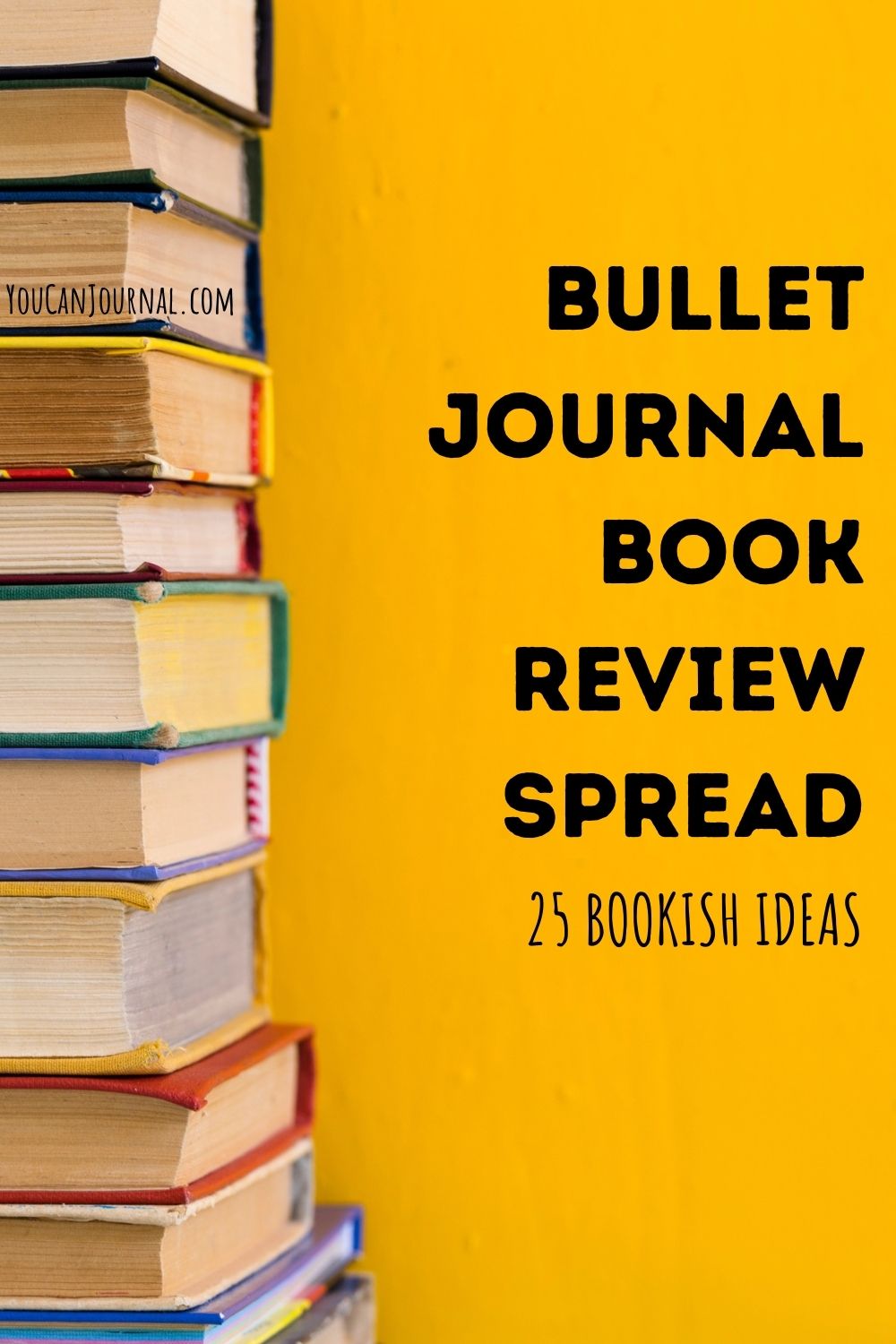 Bullet Journal Book Review Spread: 25 Bookish Ideas