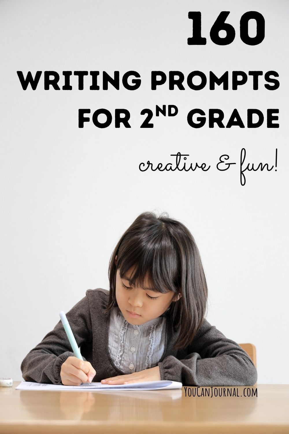 160 Writing Prompts for 2nd Grade: Creative and FUN